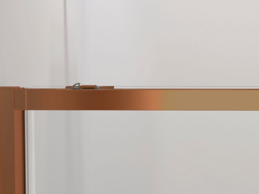 Box doccia angolare TWENTY - Colore Rame - 100x70 cm - Reversibile ...