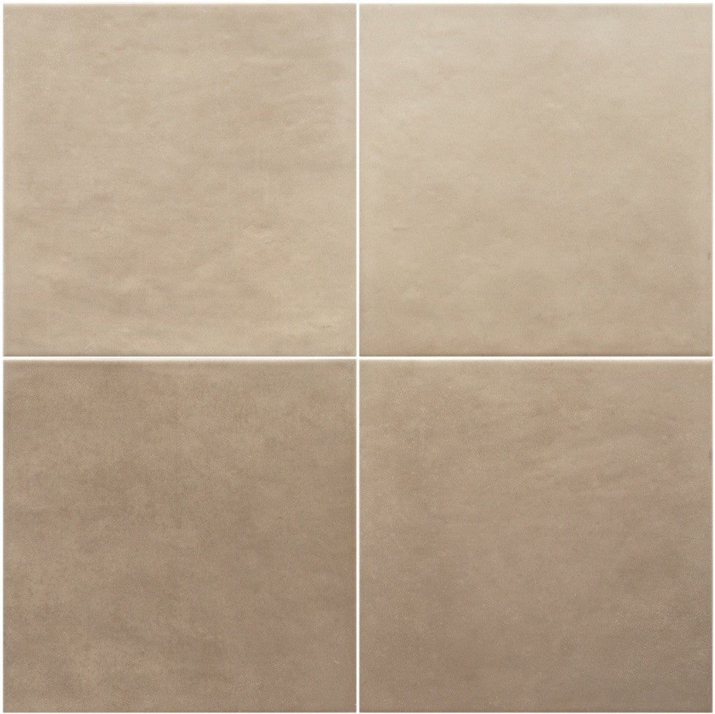 Carrelage Mira Taupe 20x20 Cm Effet Terre Cuite | Bricoman