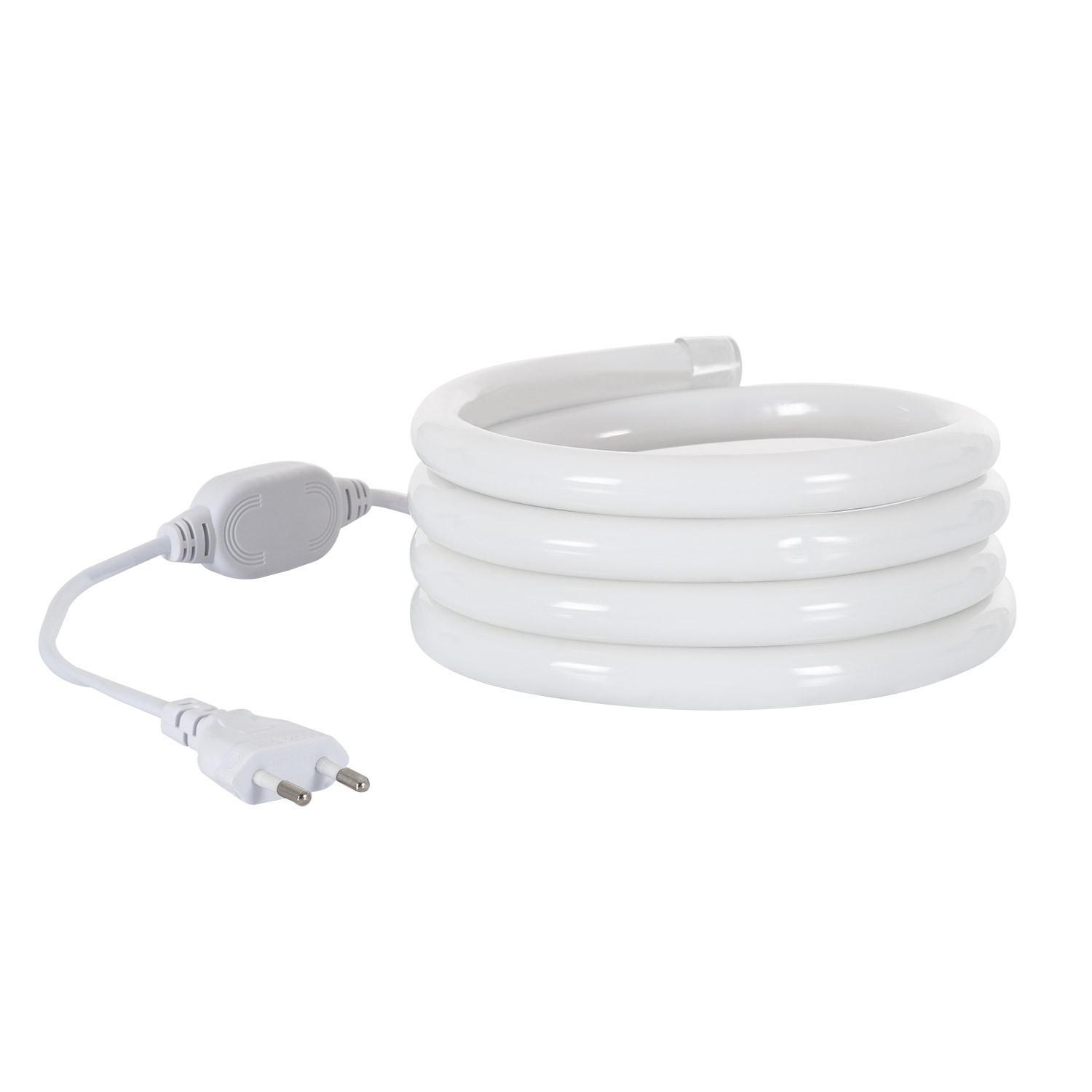 Ledkia - Tira LED Neón Regulable 220V Rojo Circular 360 9W/m Corte ...