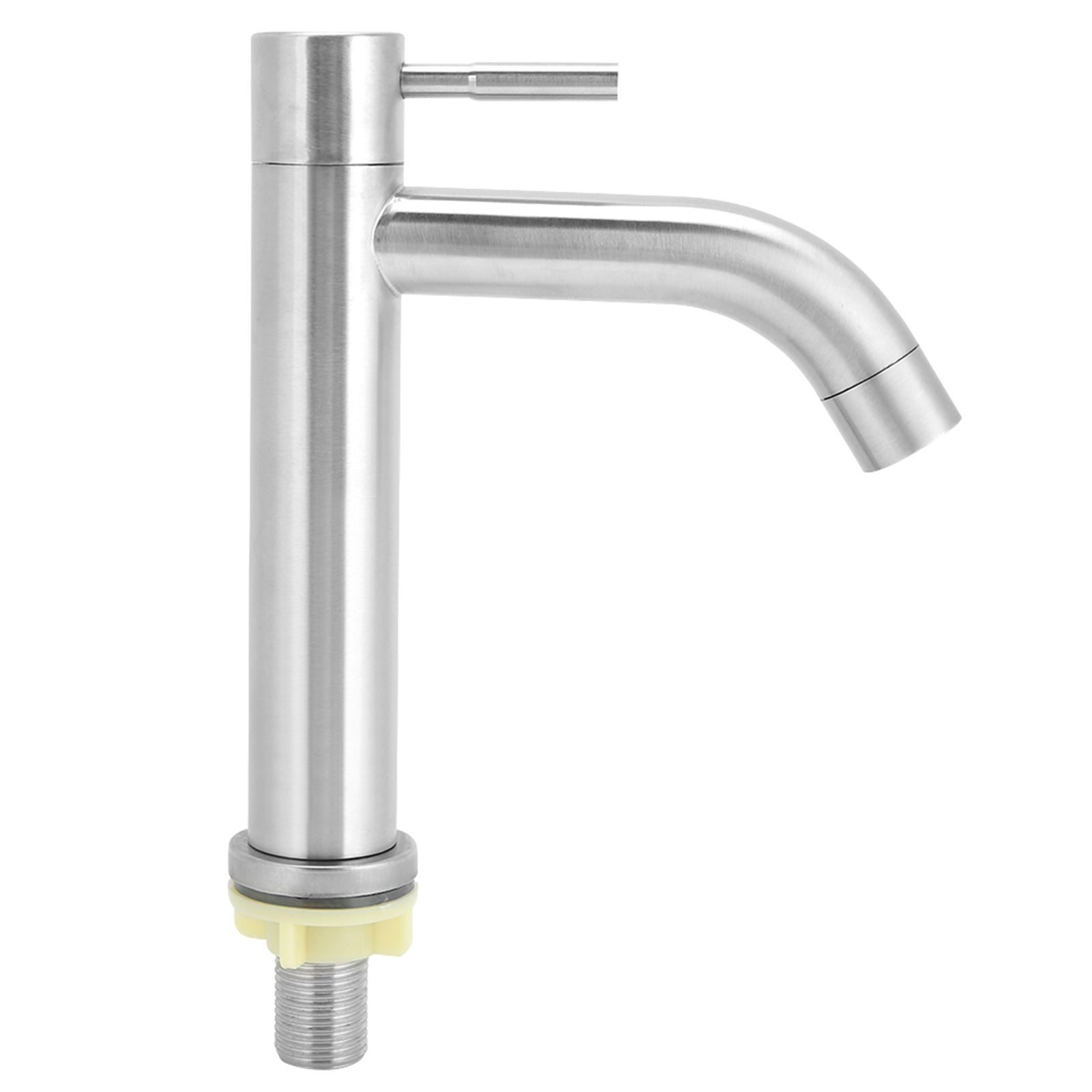 Robinet d'eau froide simple sous plan en acier inoxydable à filetage ...