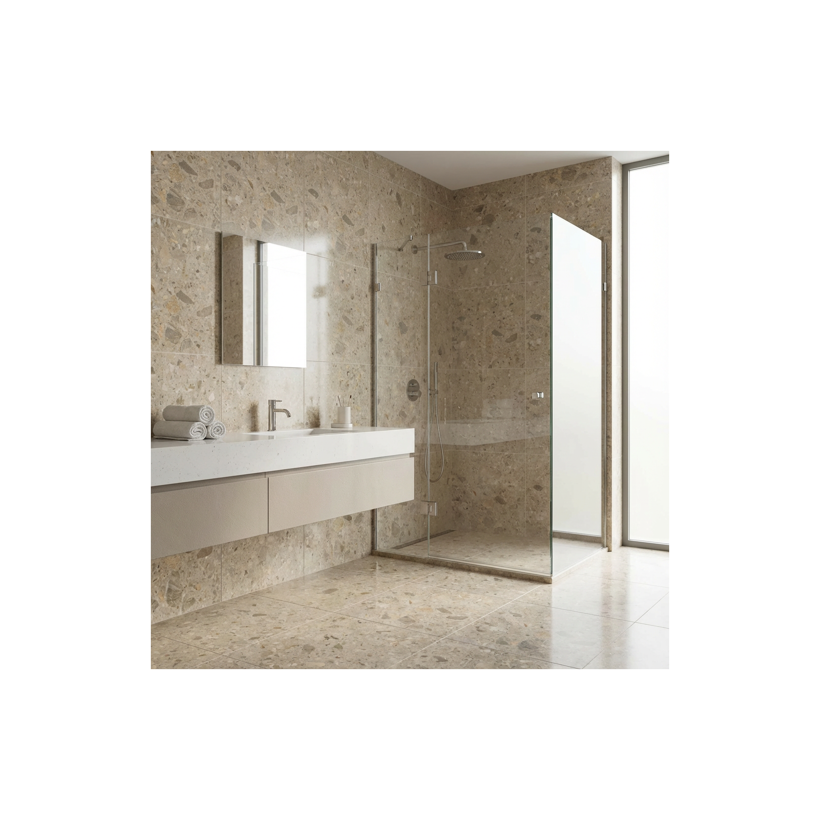 Marbre composite résine COMPOMARBLE BRECCIA ONICCIATA - 60x30 cm ...