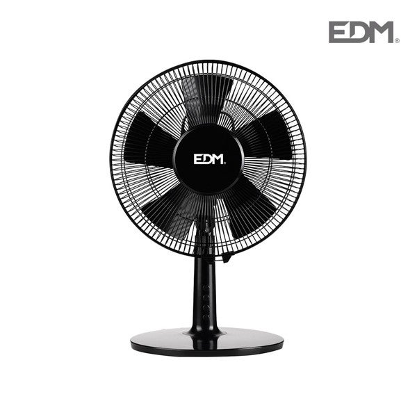 Ventilador Sobremesa Negro 40 W | Leroy Merlin