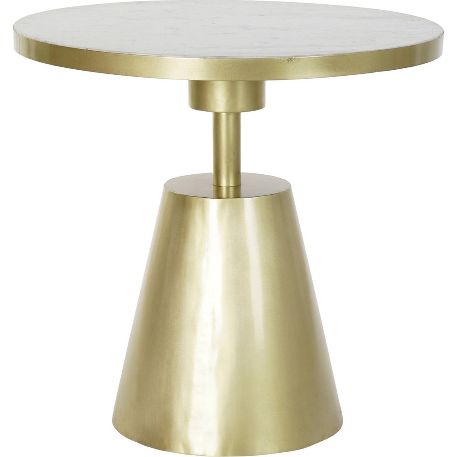 Table d'appoint marbre blanc élégance dorée | Leroy Merlin