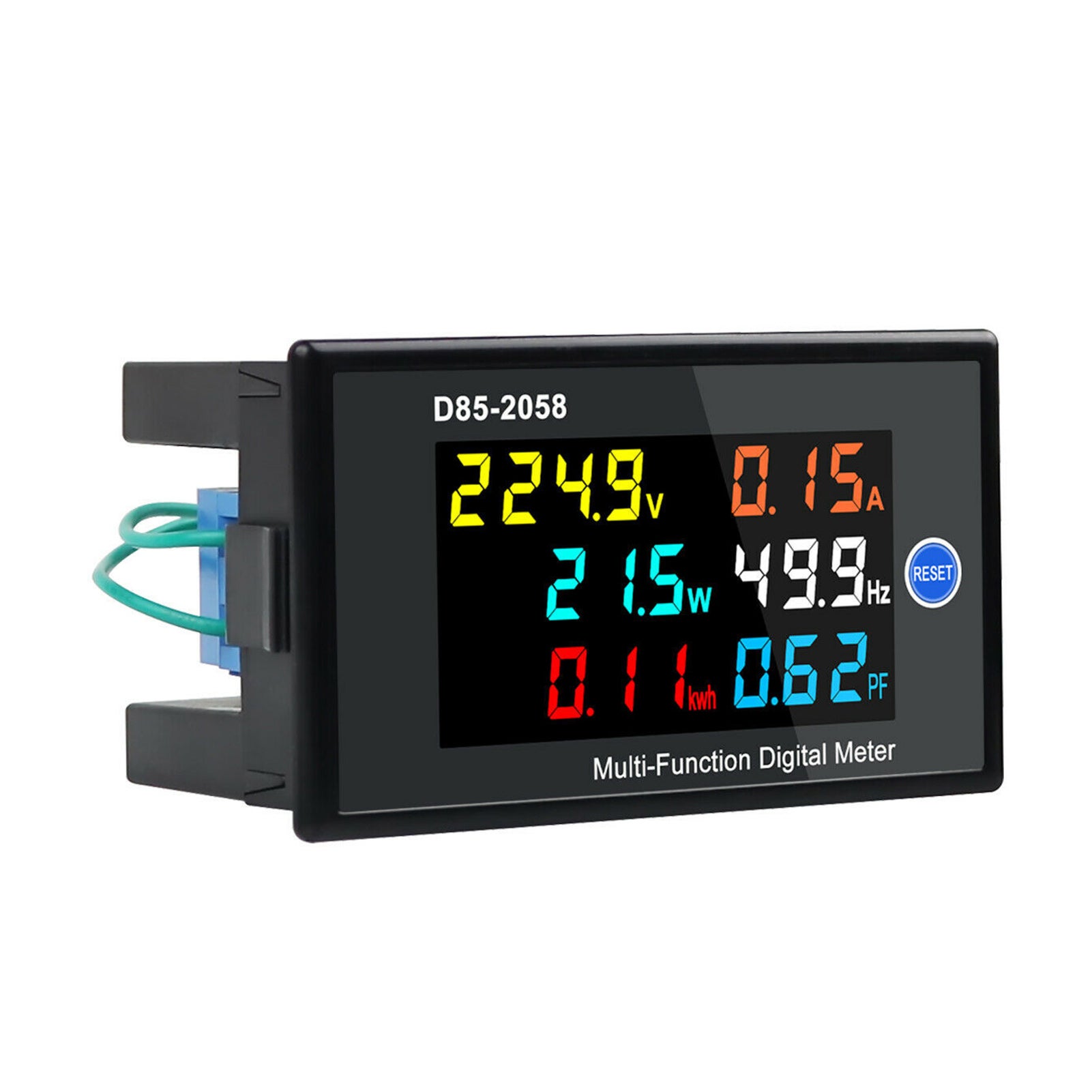 Multi-Function monofase digitale misuratore display LCD AC tensione AC ...