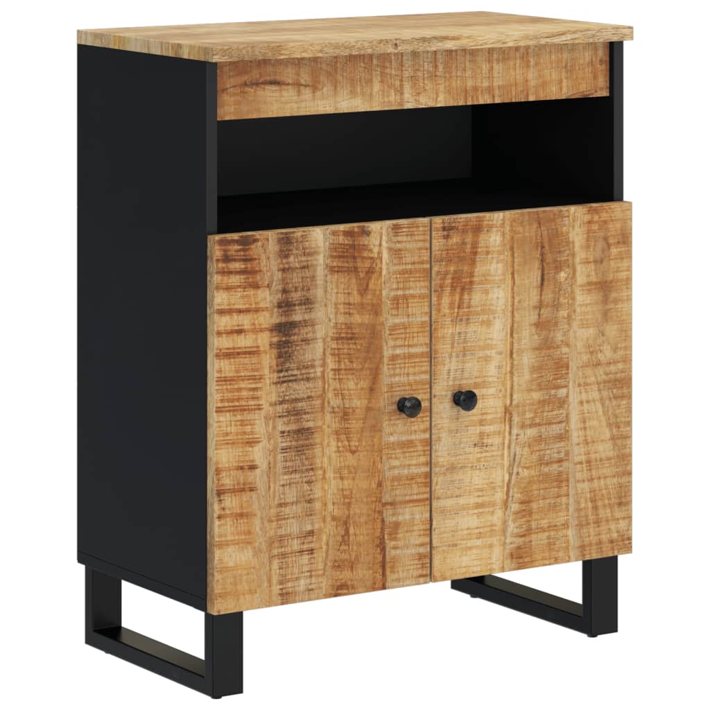 Buffet，Meuble de Rangement，Bahut avec 2 portes 60x33x75 cm bois massif ...