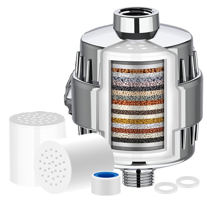 Paquete de 2 filtros de ducha universales de 20 etapas + 1 filtro ...