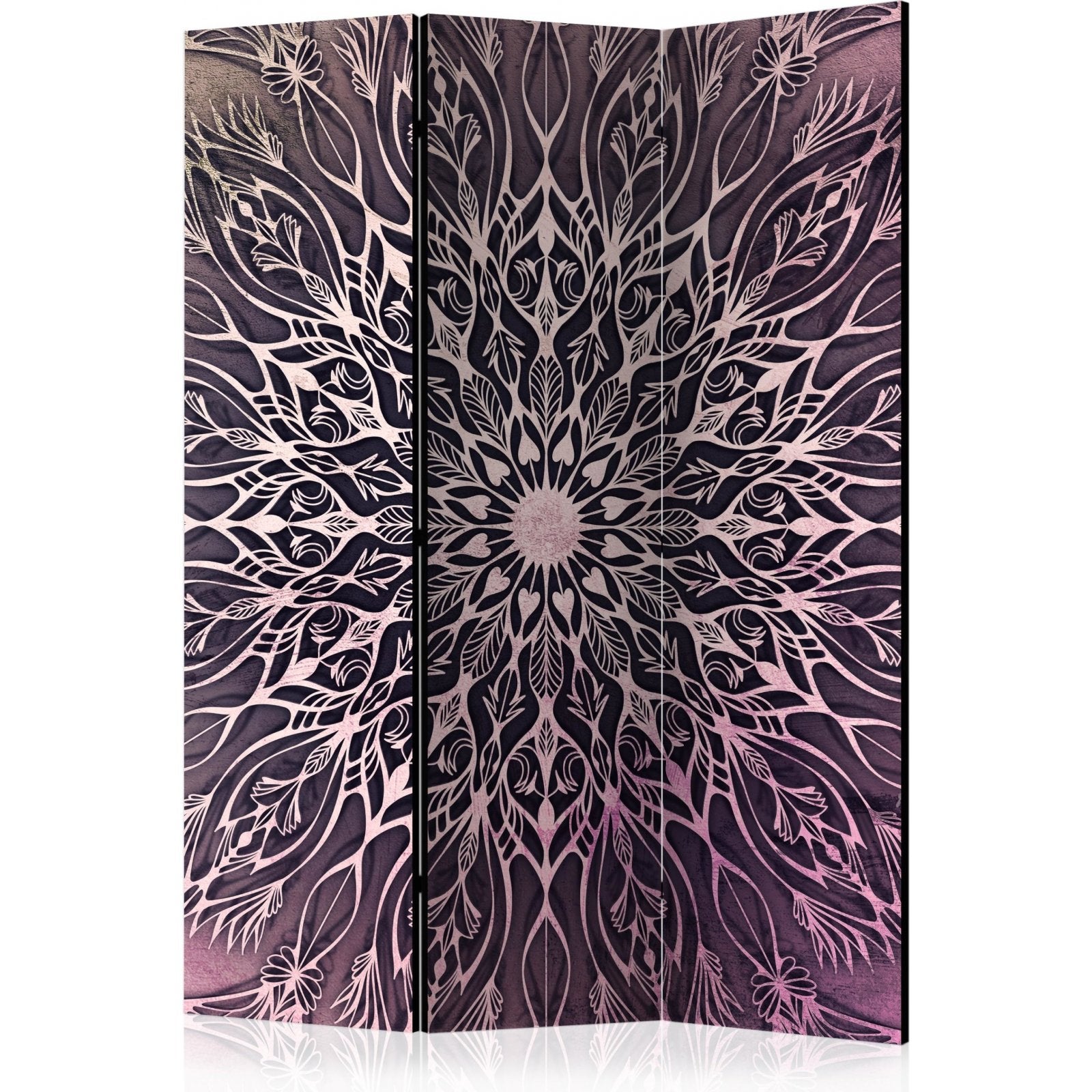 Paravent centre rose 3 volets - 135 x 172 cm | Leroy Merlin