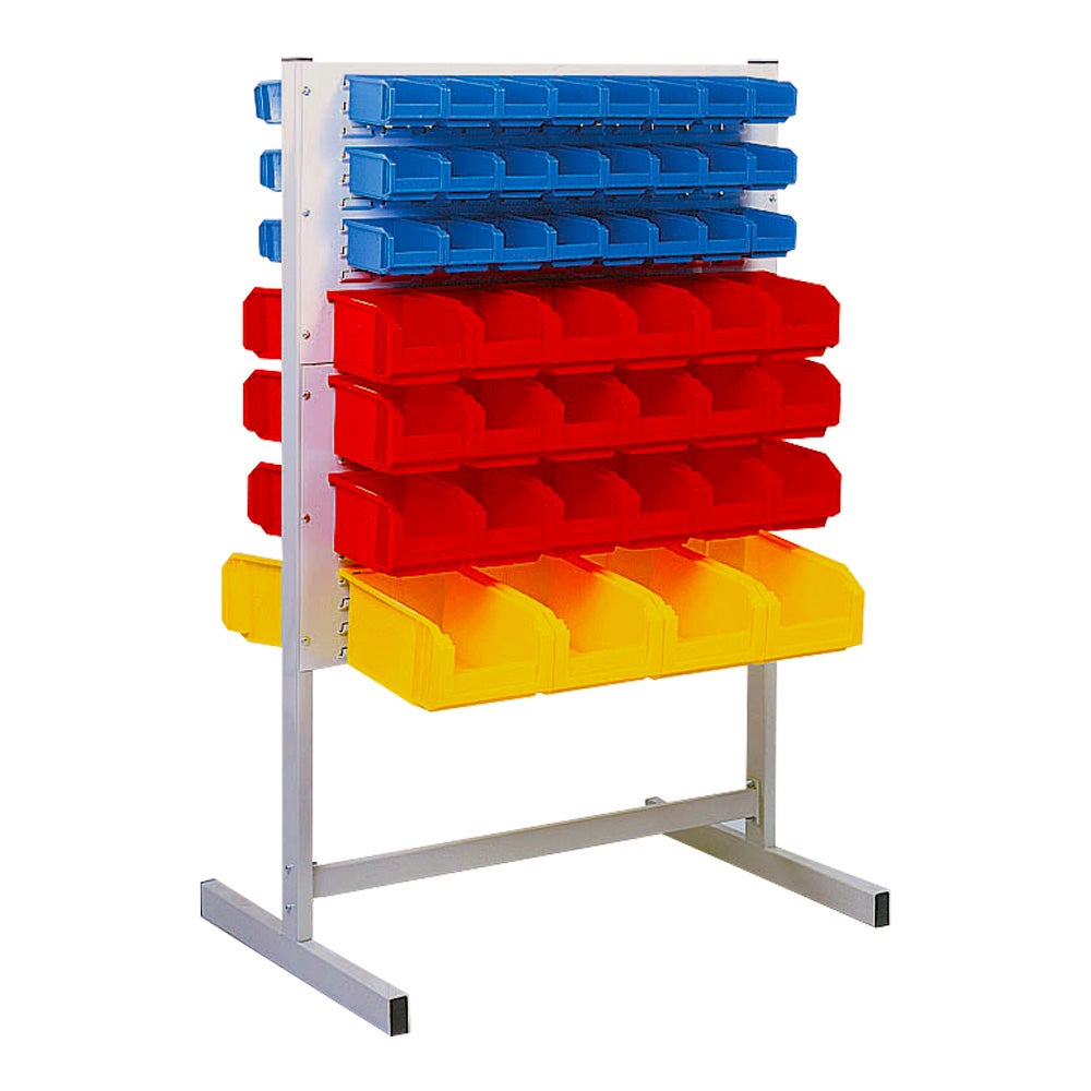 Rack double face équipé de bacs 1L, 3L et 8L - 5201480 | Leroy Merlin