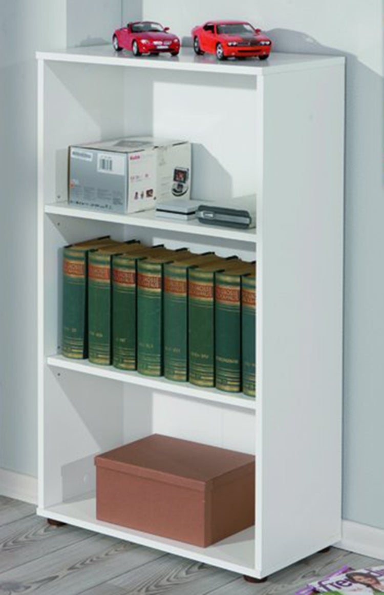 Etagere 3 Niveaux en melamine Blanc Dim L60 x P30 x H110 cm Leroy Merlin