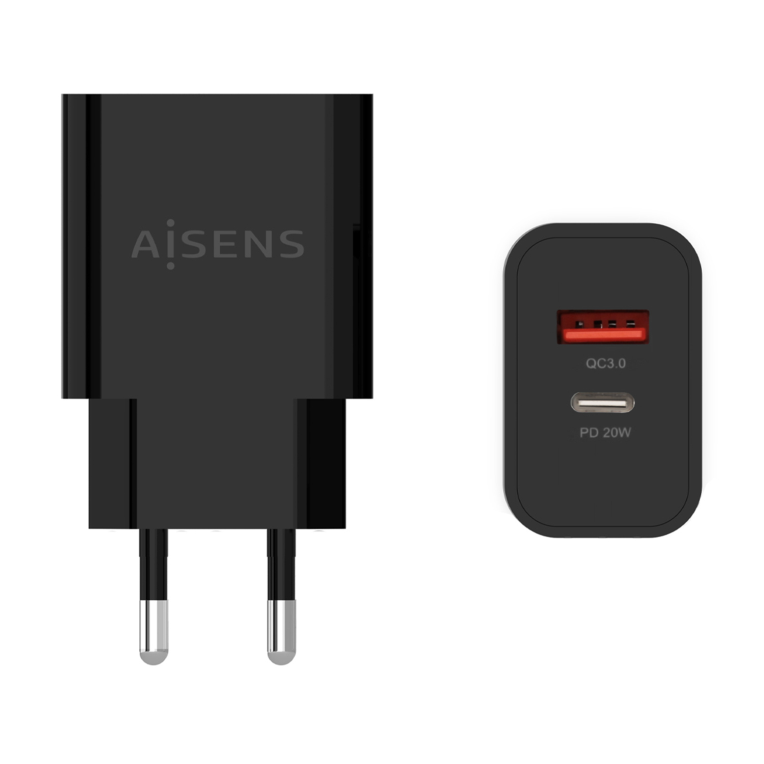 Aisens A110-0682 Chargeur mural/ 1xUSB Type-C/ 1x USB/ 20W | Leroy Merlin
