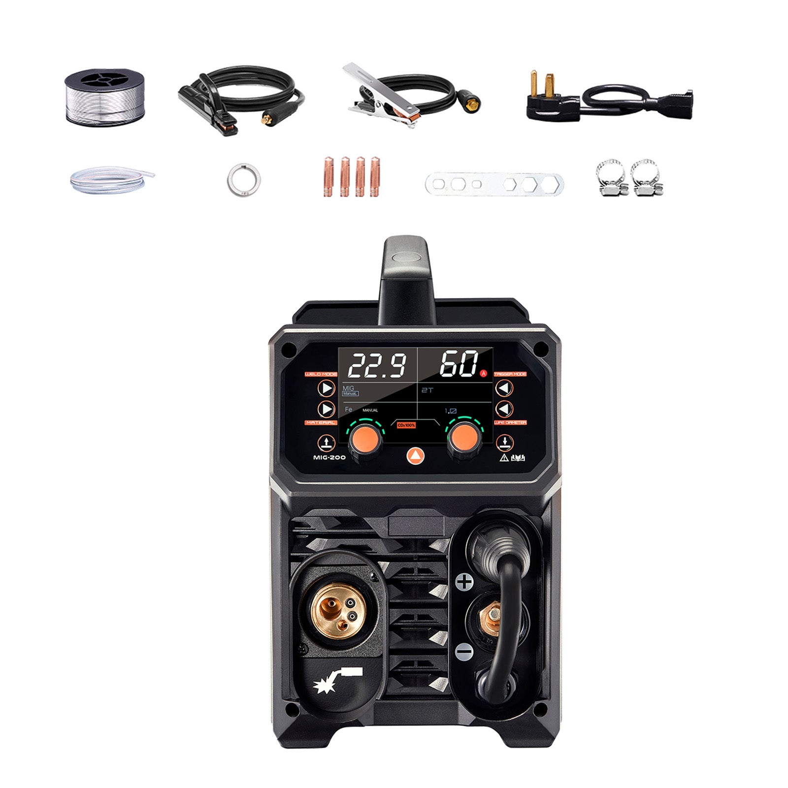 Poste à Souder MIG SucceBuy Acier 200 A Centrale de Soudage Multi ...
