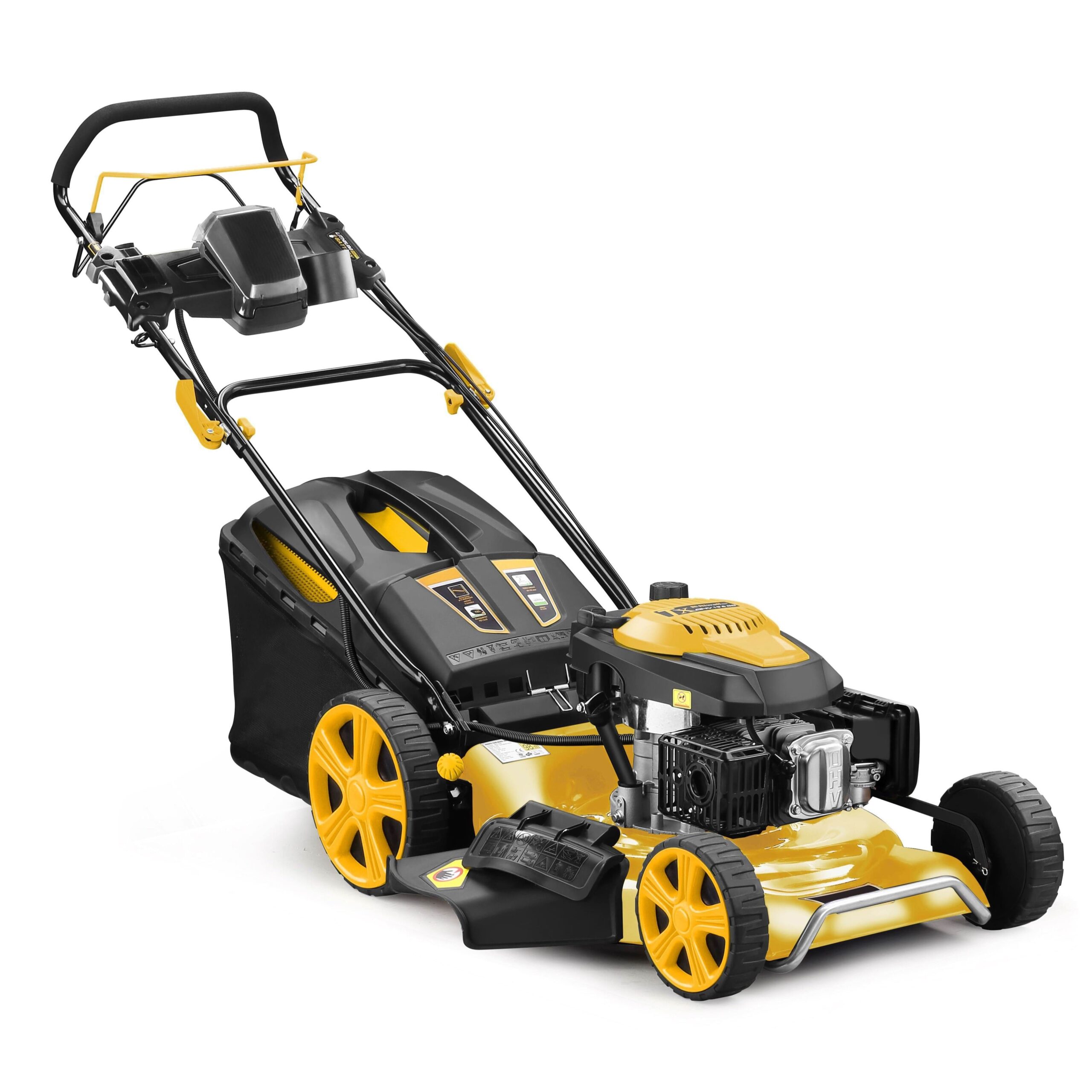 Tondeuse thermique tractée 196cm3 Nemura - Coupe 53cm - Démarrage ...