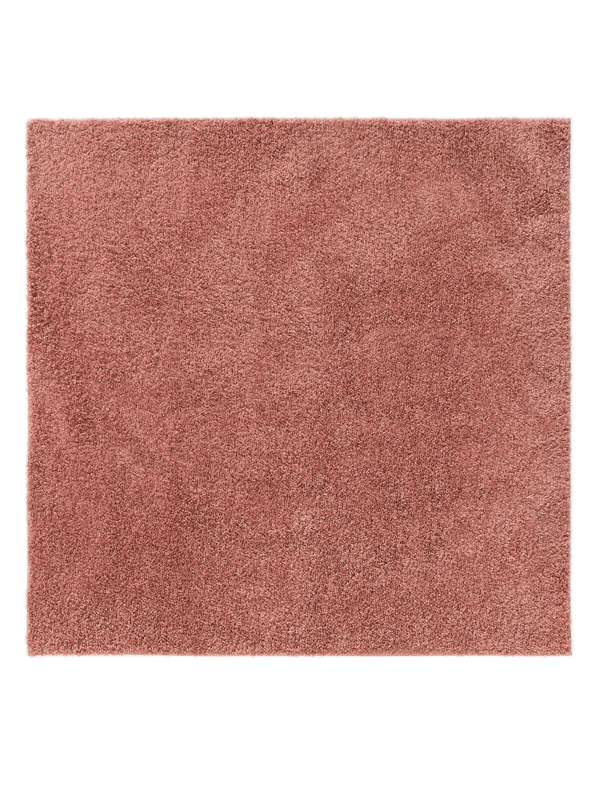 BENUTA - Tapis à poils longs lavable Soho rose 200x200 cm | Leroy Merlin
