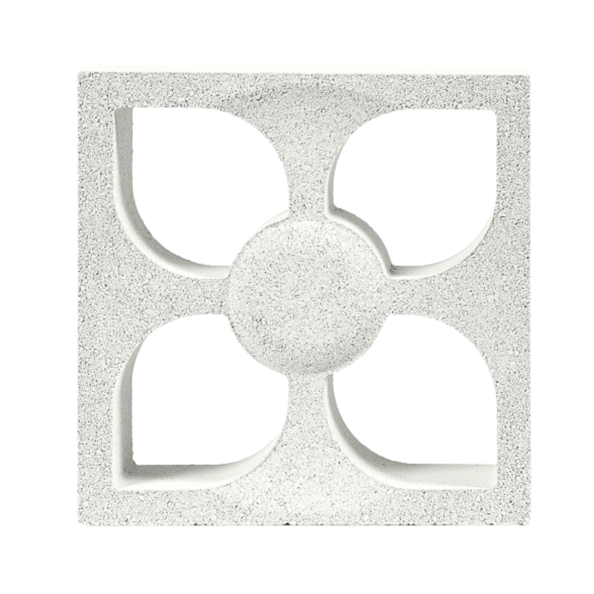 Lot de 2 pièces - CLAUSTRAS BÉTON - modèle FLEUR dimensions 25x25x7.8cm ...