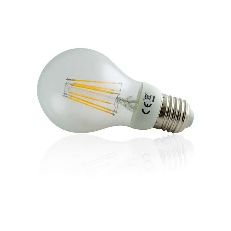 Lámpara de filamento LED COB E27 6W equivalente 50W - Blanco caliente ...