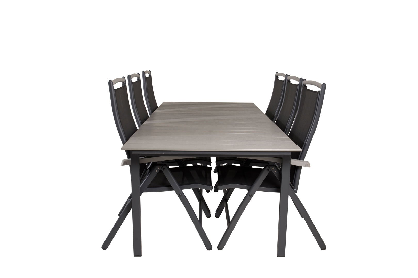 Levels Ensemble table et chaises de jardin, table 100x229/310cm et 6 ...