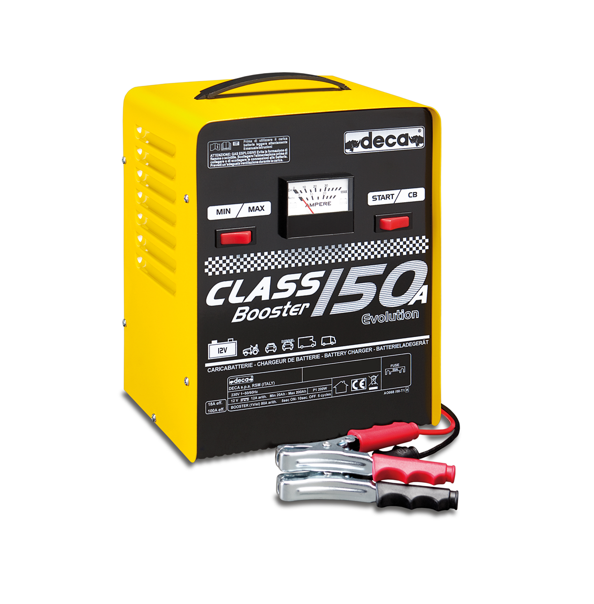 Cargador de baterías portátil 1,3 kW 230 V Deca Class Booster 150 A | Leroy Merlin