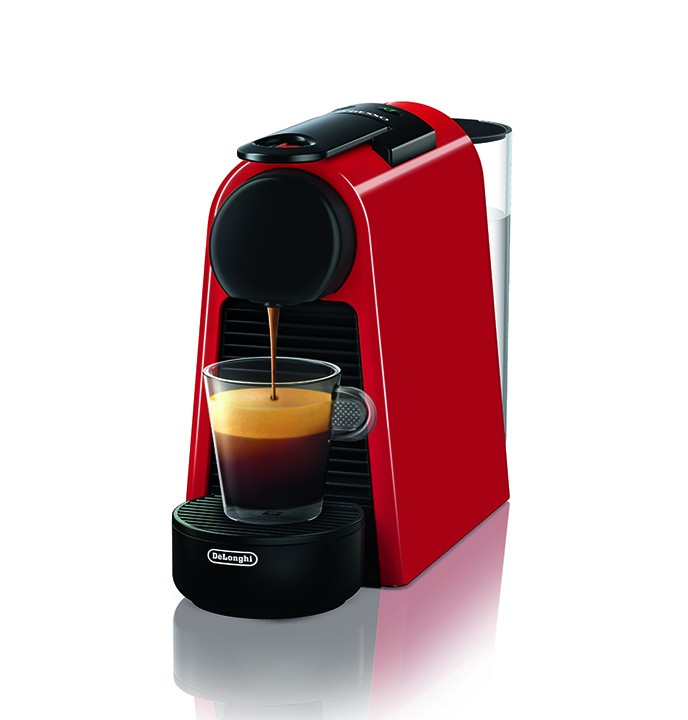 Delonghi EN85R cafetera espresso essenza mini rojo | Leroy Merlin