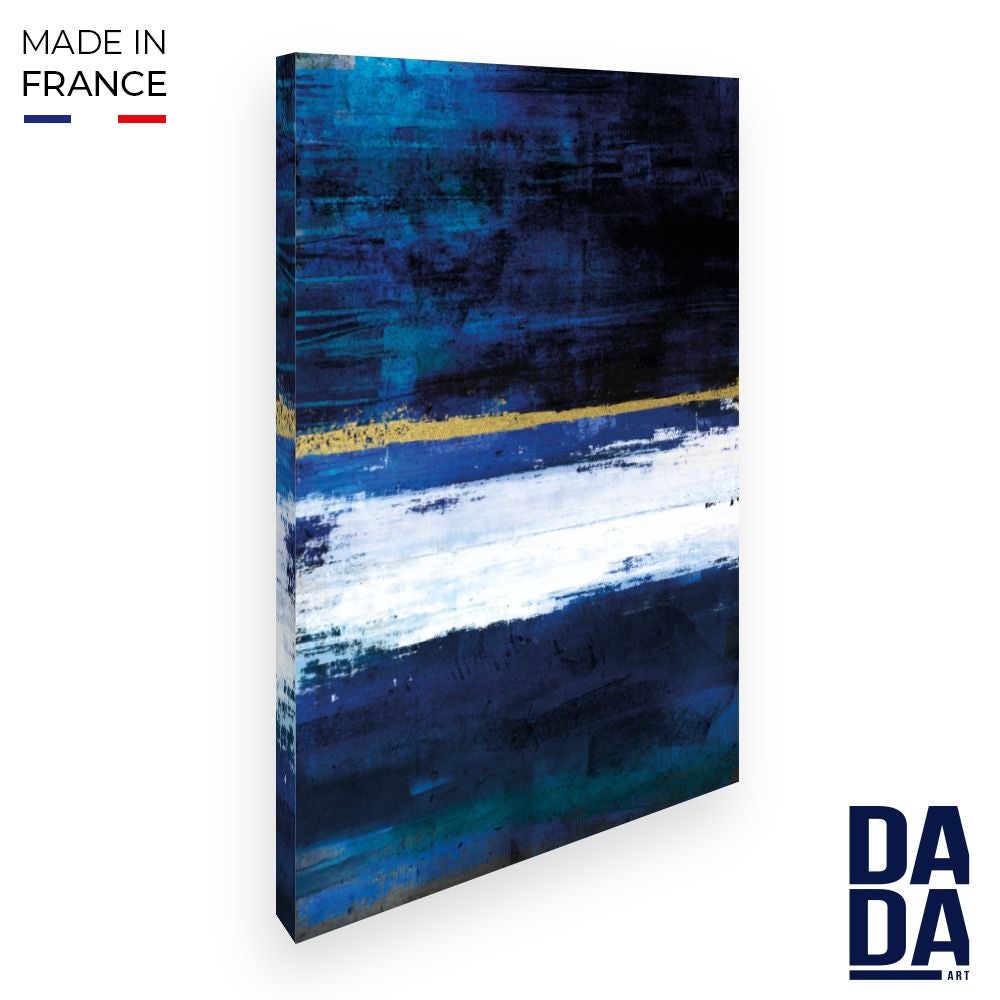 Toile Bande dorée / 75x112cm / Fabriqué en France / DADA ART | Leroy Merlin