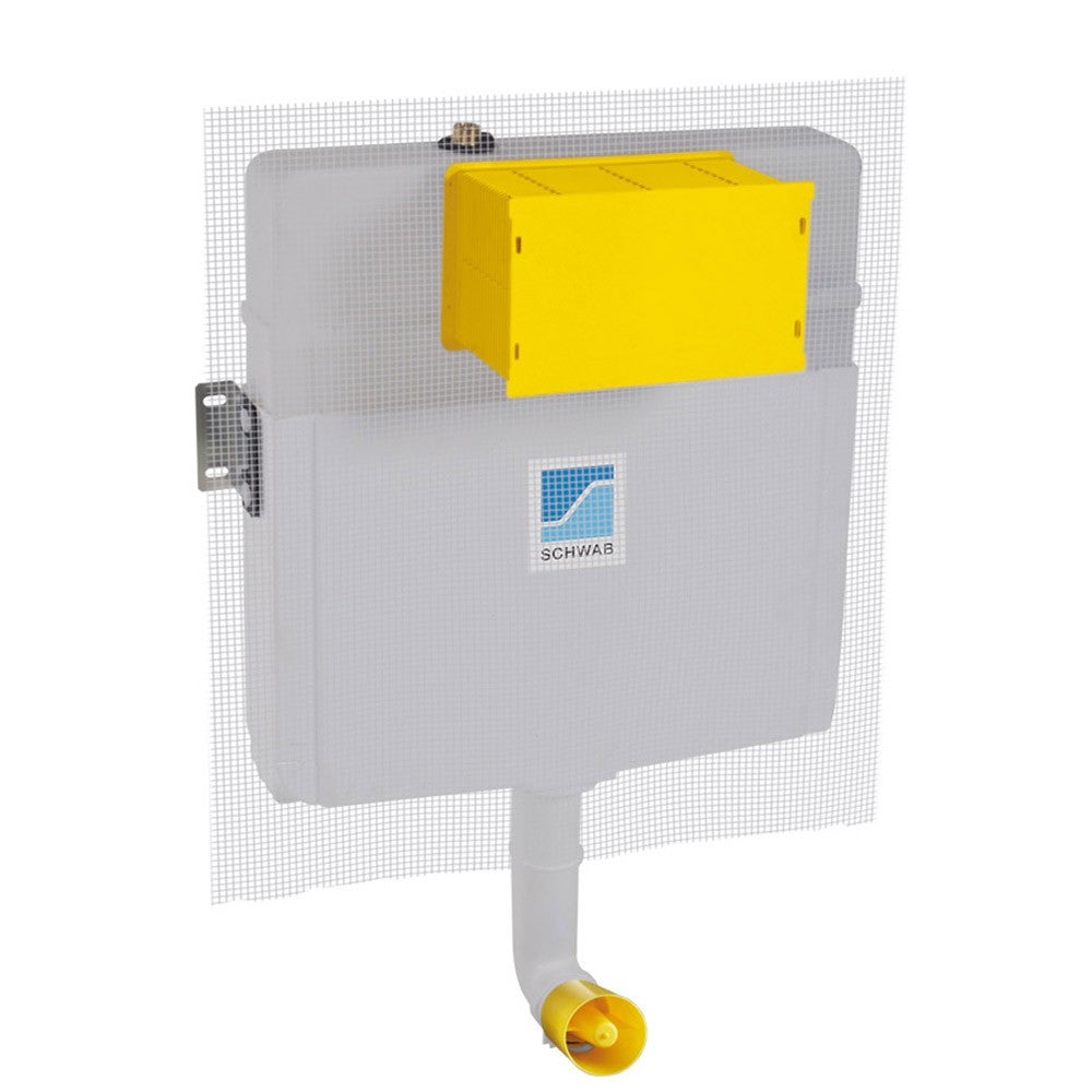 Schwab up 199 cassetta da incasso per wc con scarico a pavimento ...