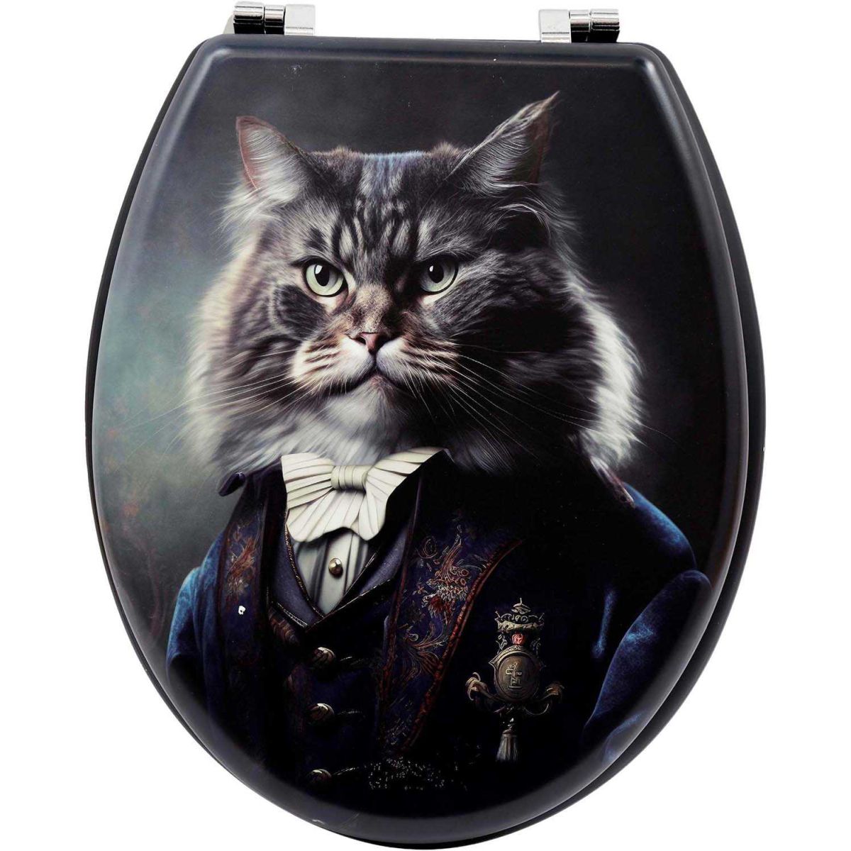 Abattant WC original en PVC Animal Toilet Chat Sil | Leroy Merlin