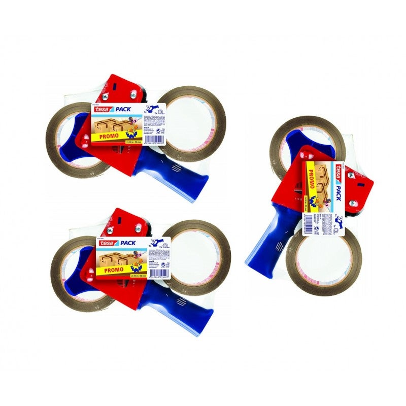 Lot de 3 Dévidoirs Dérouleurs Manuel de Scotch TESA Lame Métal avec 6 ...