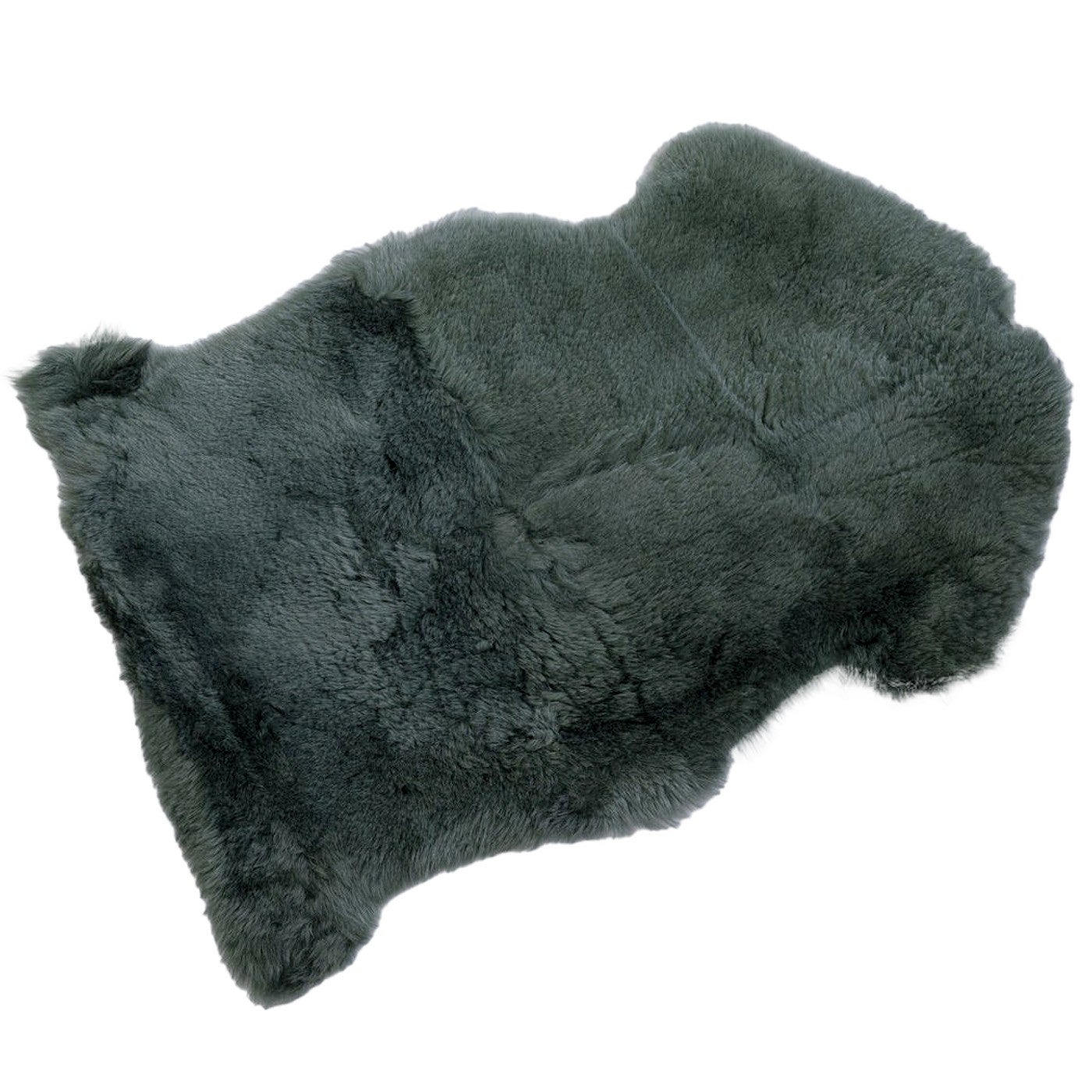 Peau de mouton Heidi 85x60cm vert foncé Kare Design | Leroy Merlin