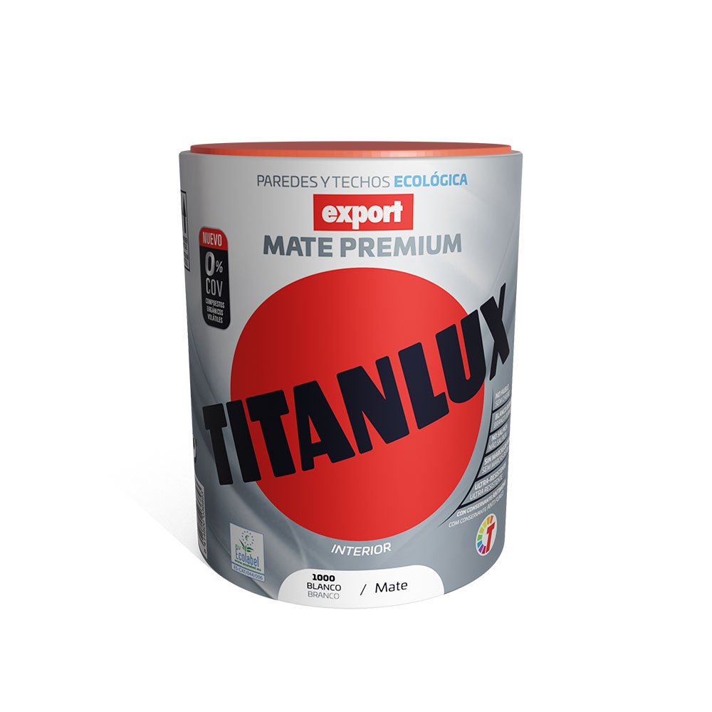 Peinture vinylique exportable lavable white d coration 750ml titanlux ...
