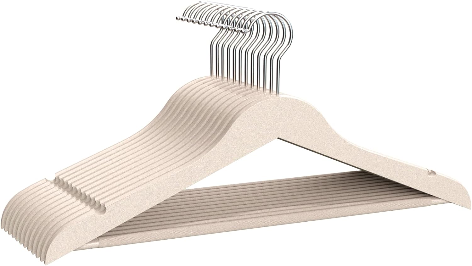 COM-FORT HOUSE | Percha de Resina | Percha para Ropa | Color Beige ...