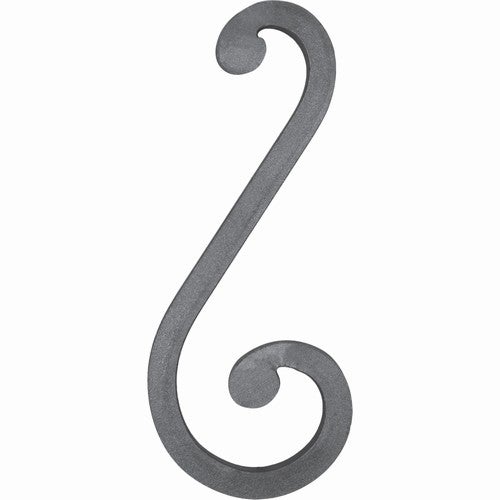 Volute en S à noyau - Hauteur 270mm Largeur 110mm en carré de 16mm ...