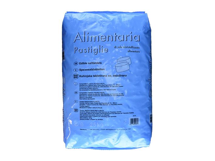 Pastiglie di sale per addolcitori d'acqua (Alimentaria) 1,5x2,5 cm ...
