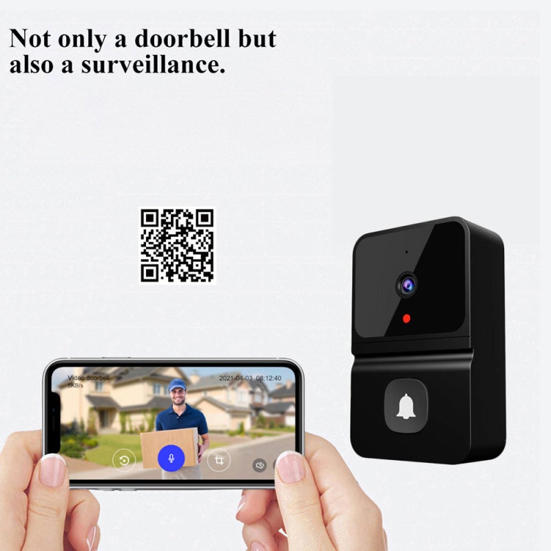 Sonnette vidéo sans fil, caméra HD, sonnette de sécurité avec ...