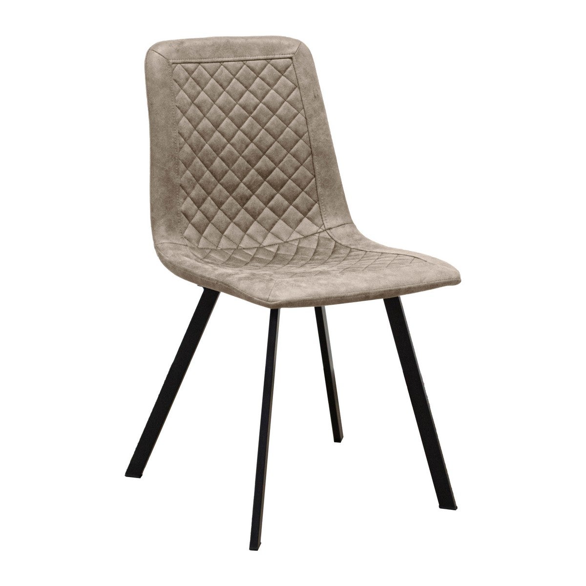 Zestaw 4 krzeseł Wendy, Mikrofibra, Gołębia Szarość, Seven Design ...