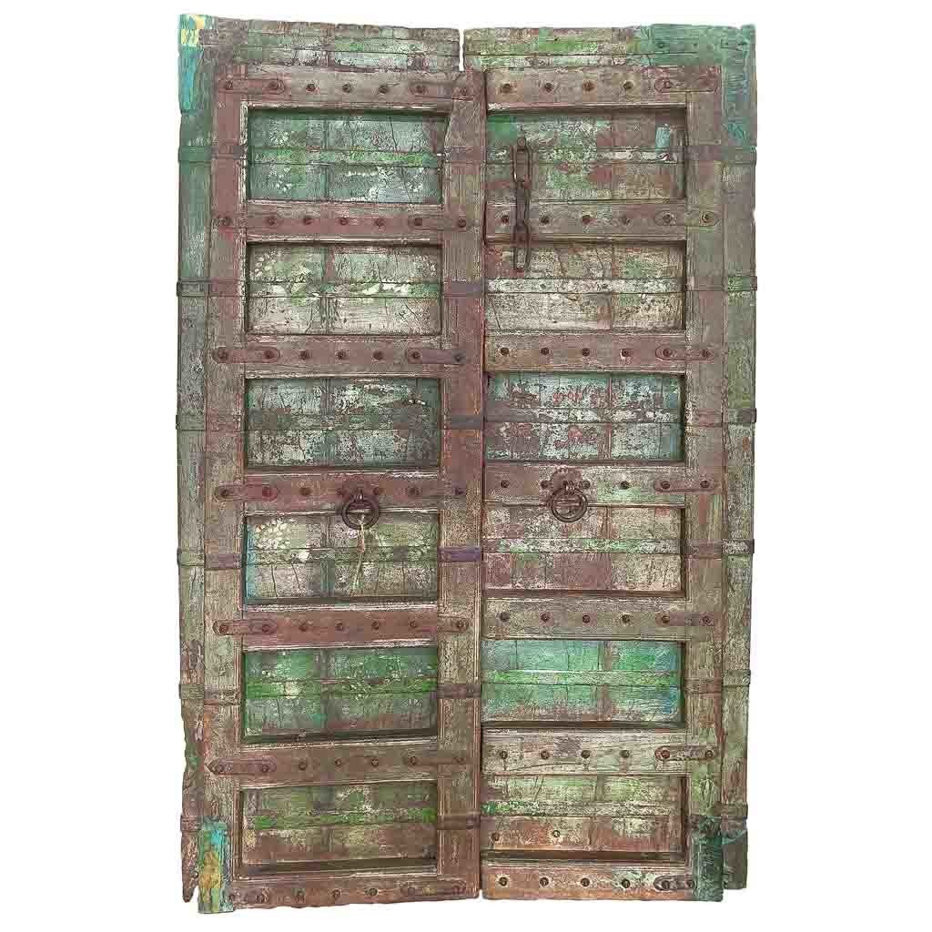 Porte En Bois Avec Finition Artisanale 119x9x196 Leroy Merlin
