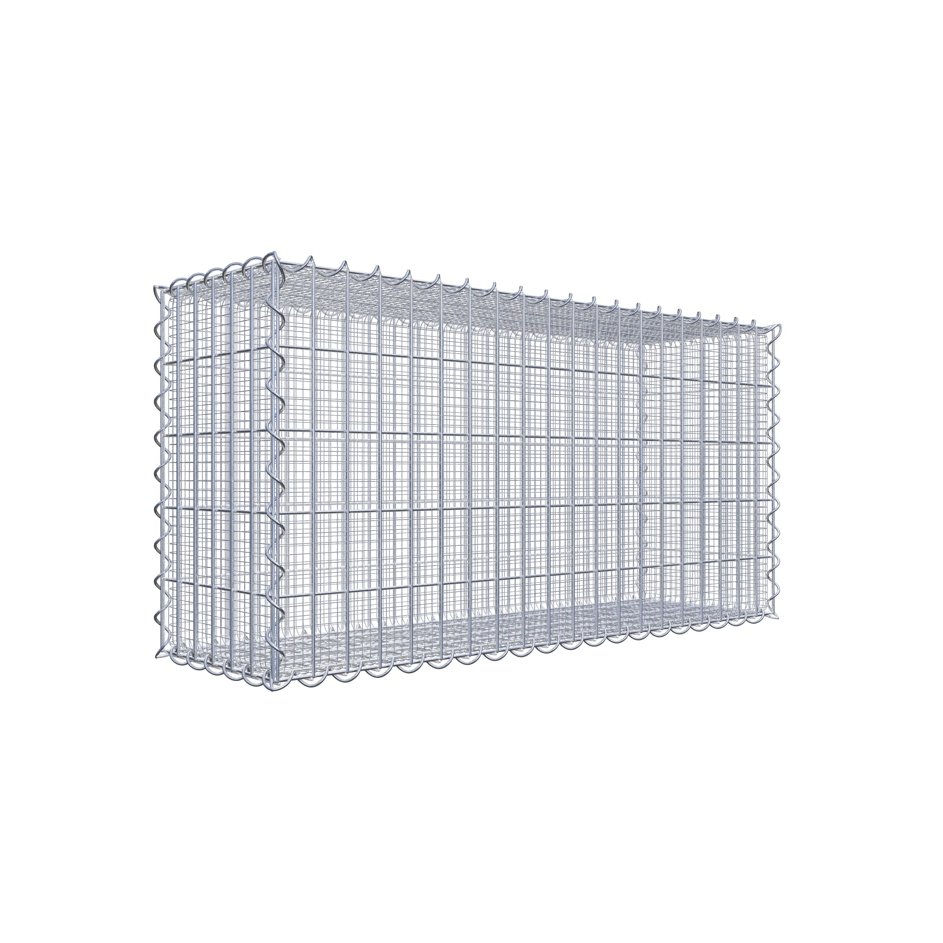 Gabión de grava 100 cm x 50 cm x 30 cm (L x A x P), malla 5 x 10 cm ...
