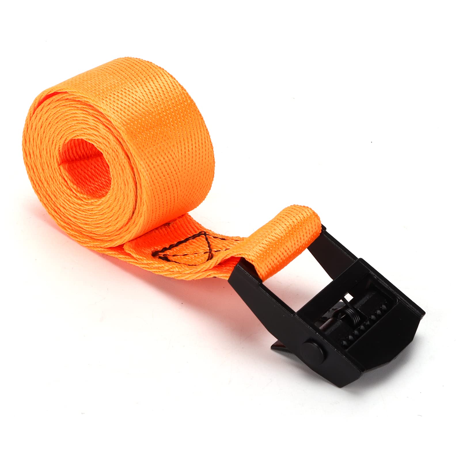 Lot de 2 sangles d'arrimage orange, 25 mm, bandes de cerclage robustes ...
