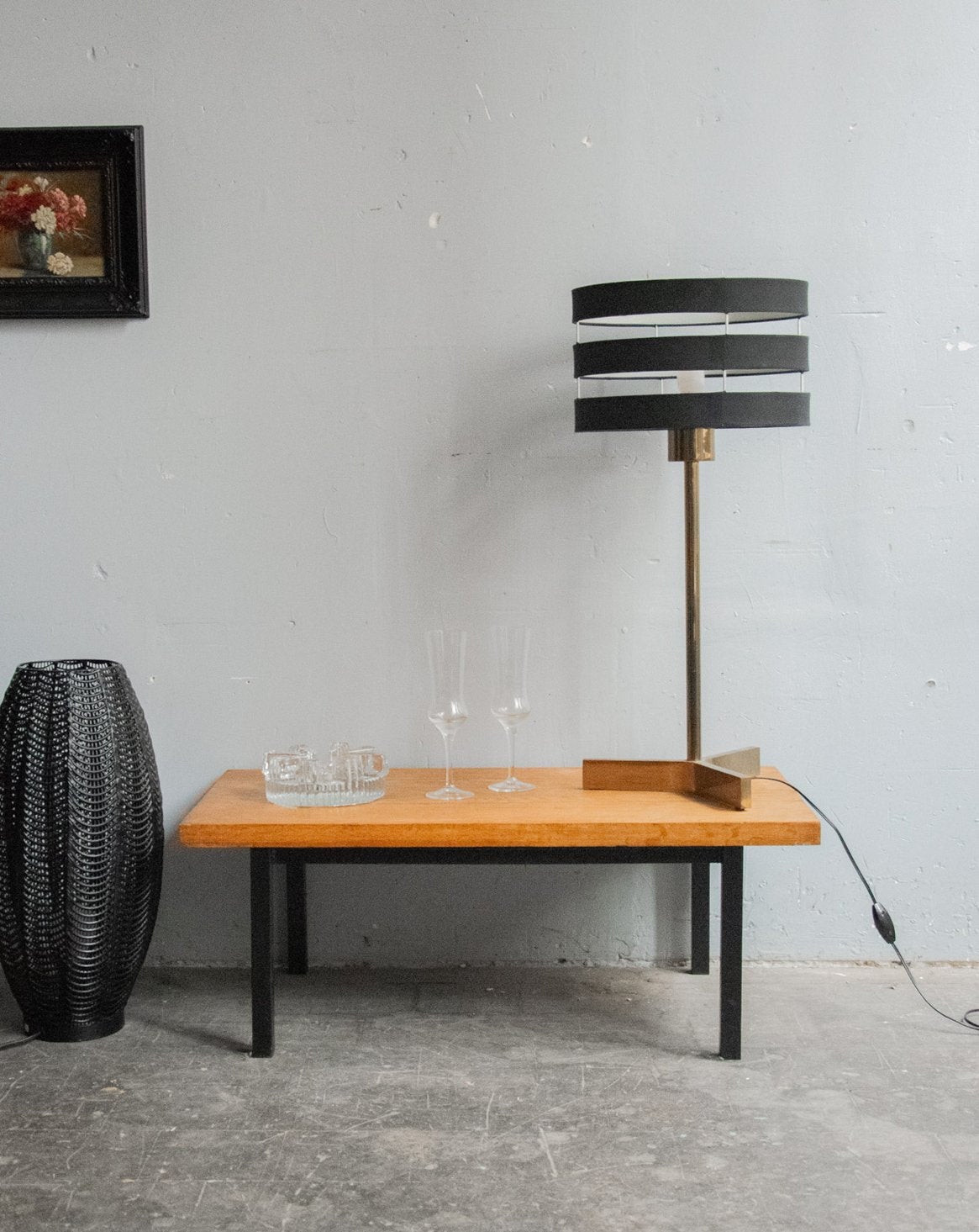 Table basse en bois et métal Donna N°665 - Bon état | Leroy Merlin