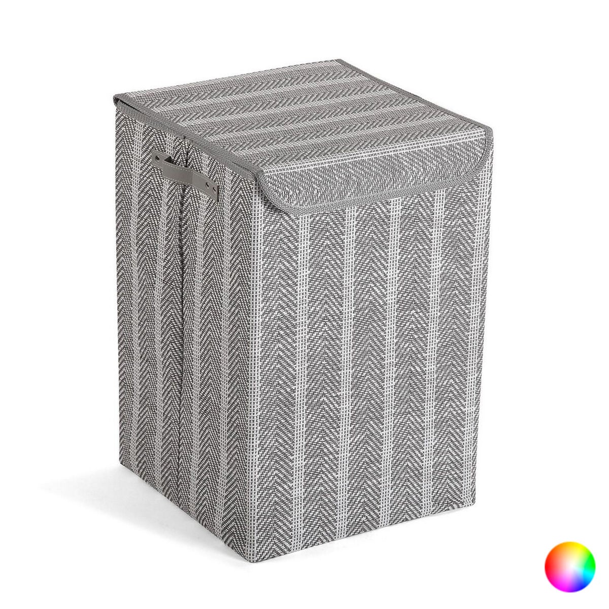 Panier à linge Avec couvercle Polyester (20 x 20 x 9 cm) (35 x 53 x 35 ...