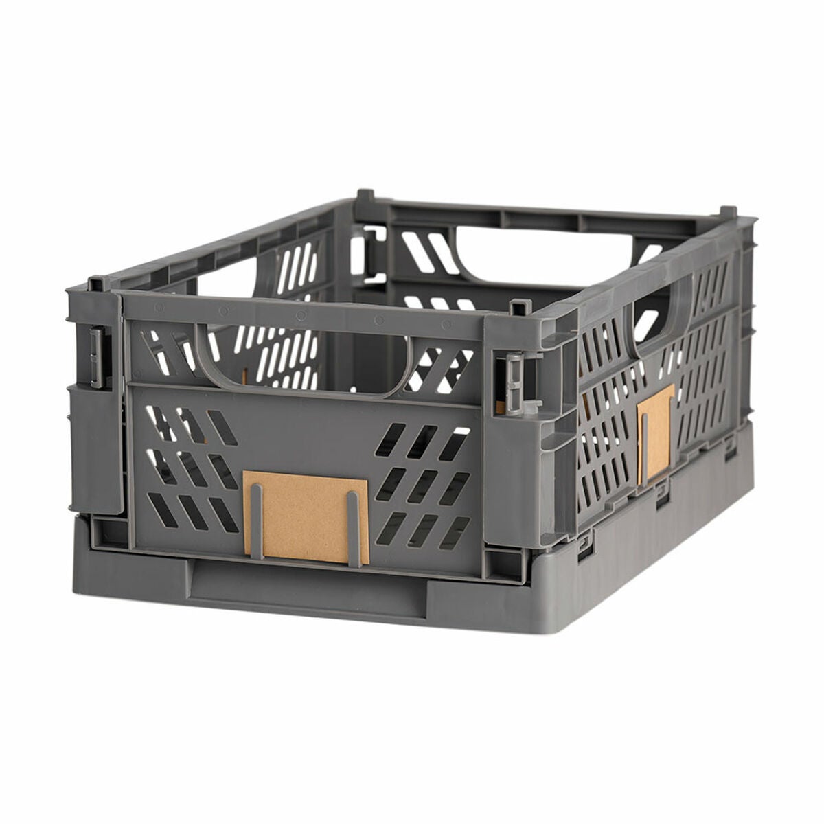 Set de Cajas Organizadoras Apilables Gris oscuro 50 x 33 x 25 cm ...