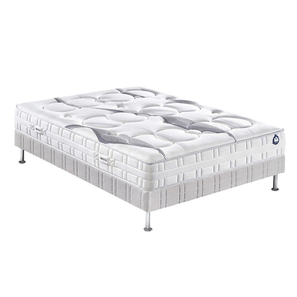 Ensemble Bultex NEATNESS + Sommier Confort Ferme 160x200 - Double ...