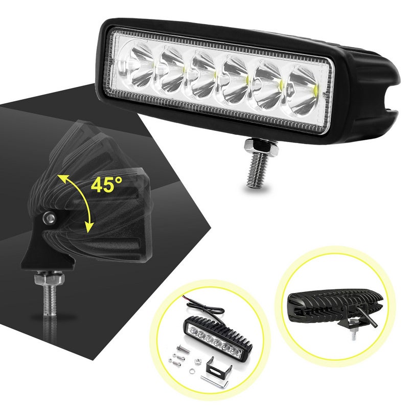 18W LED de travail 12V 24V offroad projecteur pour tracteur ...