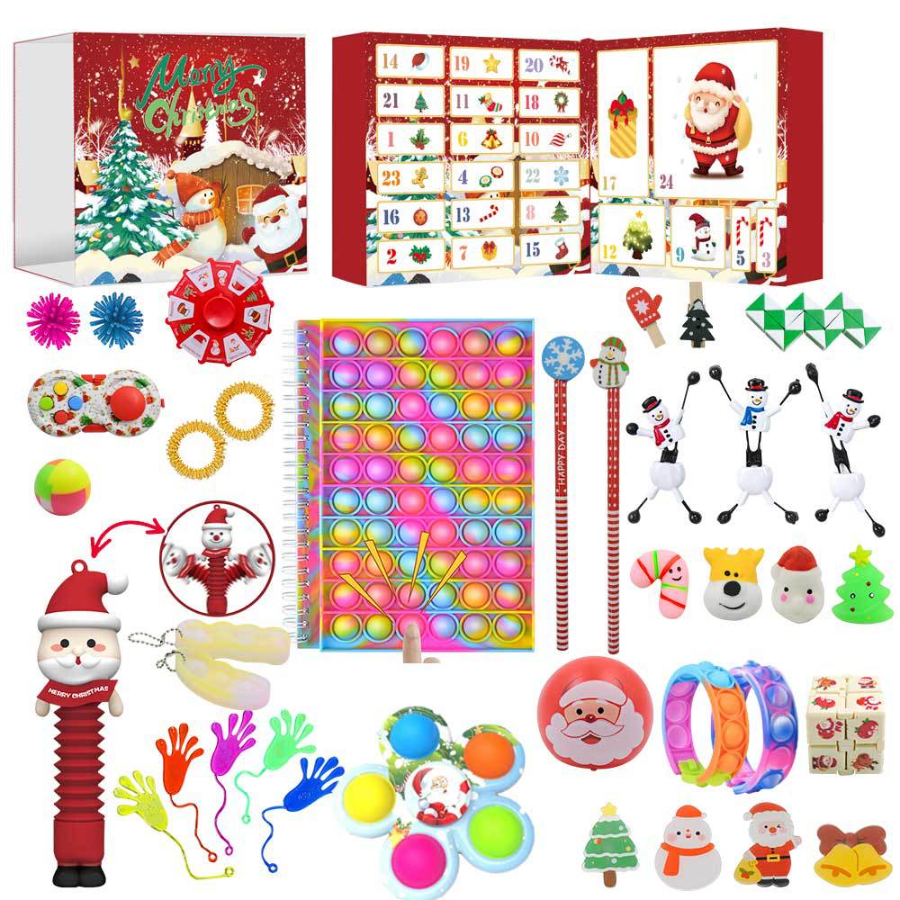 Calendario de cuenta atrás de Navidad para niños: calendario de cuenta ...