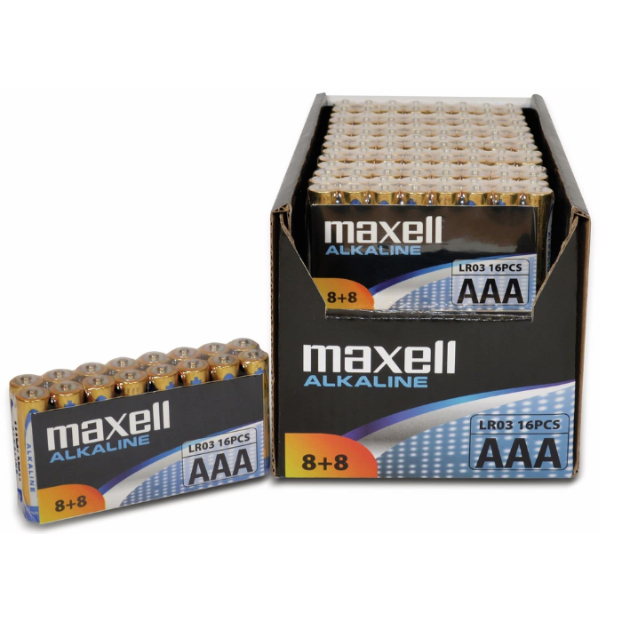 MAXELL - Piles Alcalines LR6 AAA (16 pcs) | Leroy Merlin