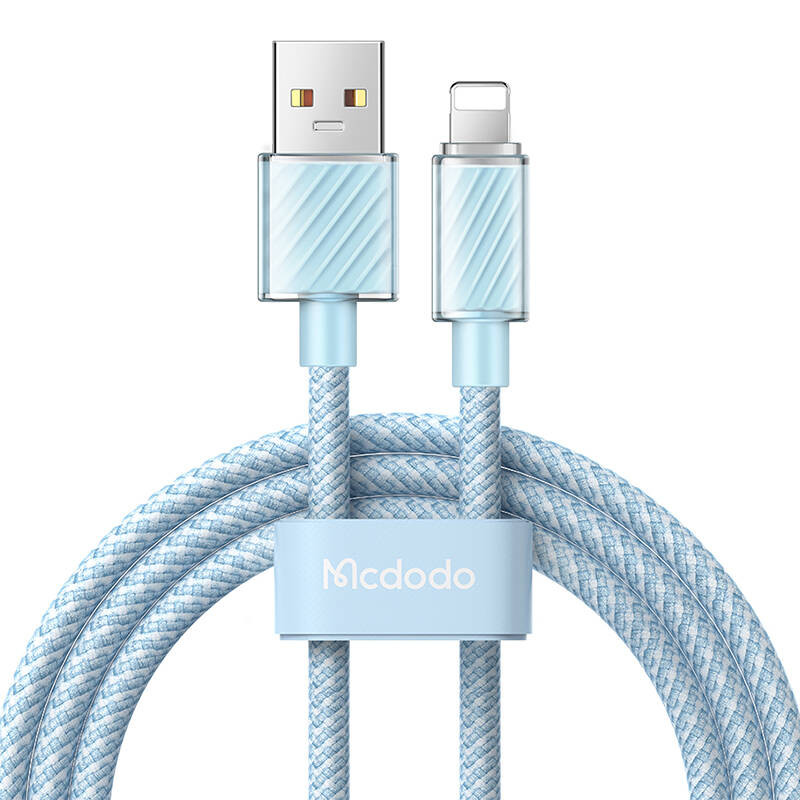 Câble USB-A vers Lightning Mcdodo CA-3641, 1,2m - Bleu | Leroy Merlin