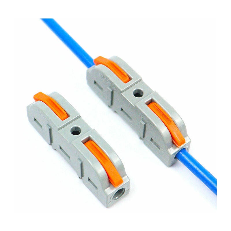 Connecteurs rapides électriques avec levier, 20 PCS bornes de connexion ...