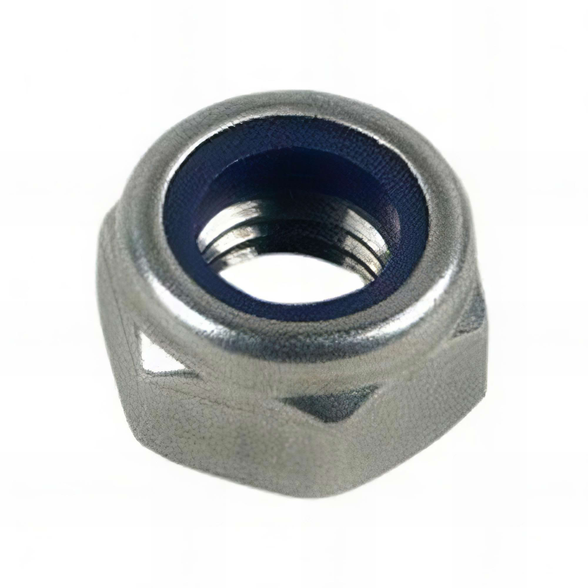 Ecrou frein indesserrable bague nylon M10 mm Zingué - Boite de 100 pcs - Fixtout 05081002B ...