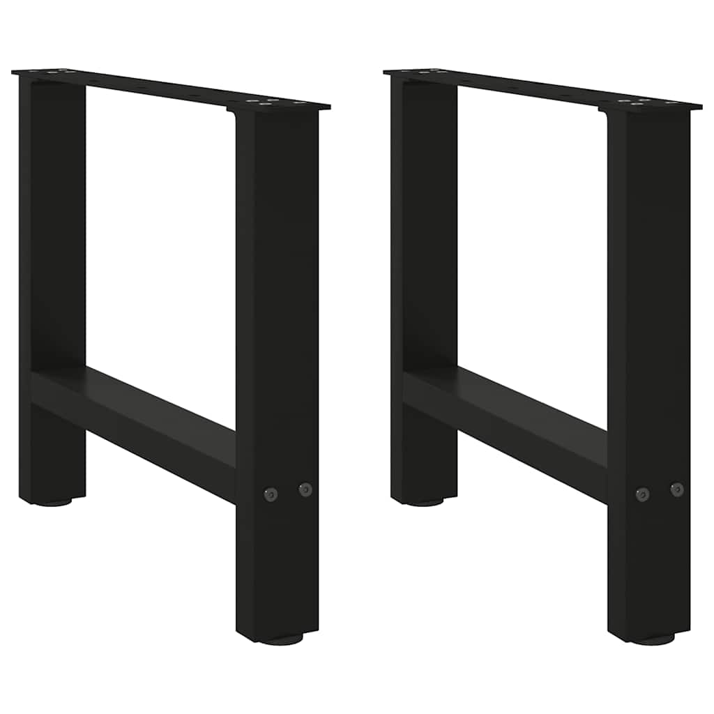 VidaXL Patas para mesa de centro negras (2 unidades, 60 x 42-43 cm ...