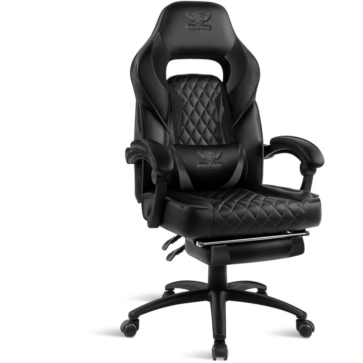 Chaise gaming SPIRIT OF GAMER MUSTANG SERIES - BLACK | Leroy Merlin