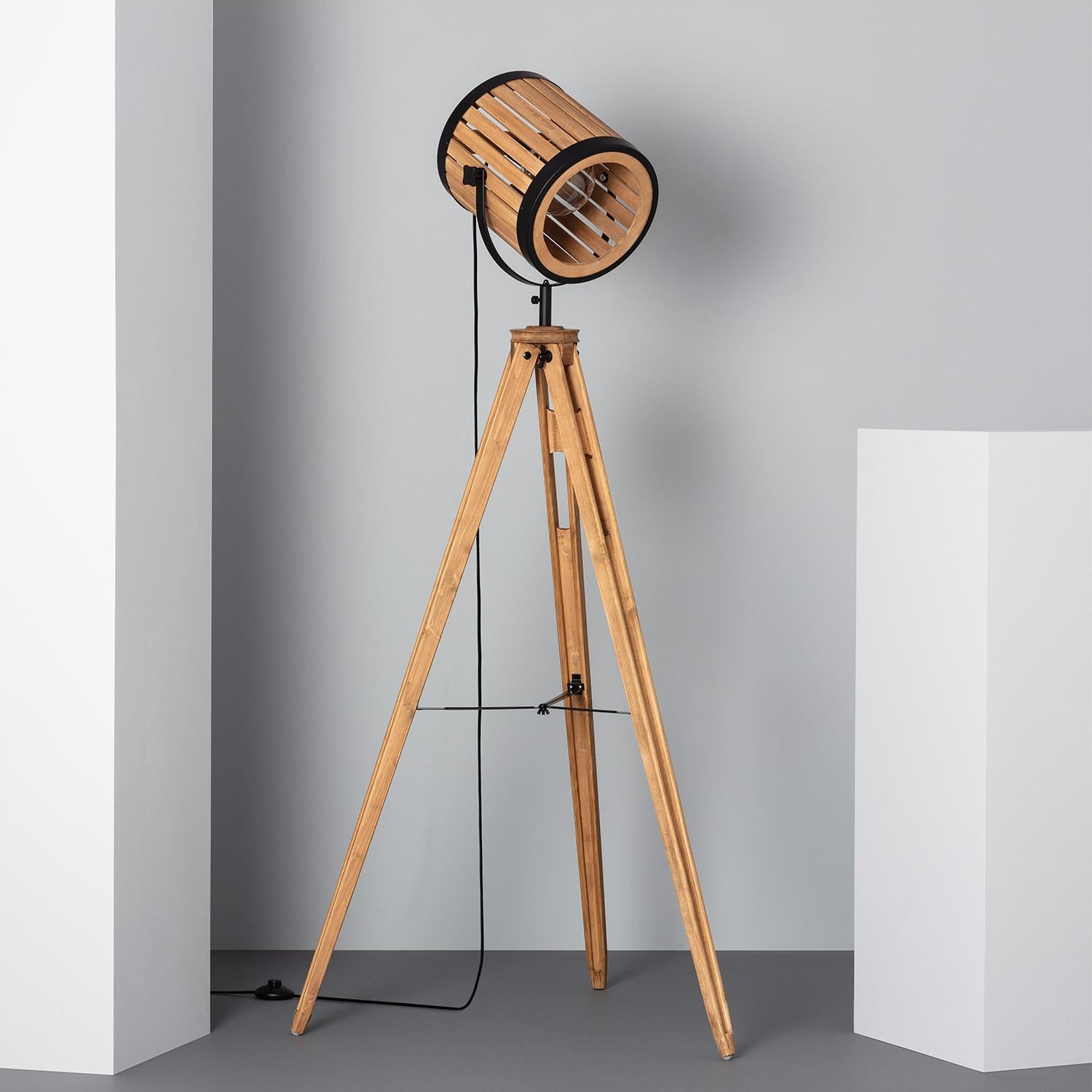 Lampadaire Barcud Noir | Leroy Merlin