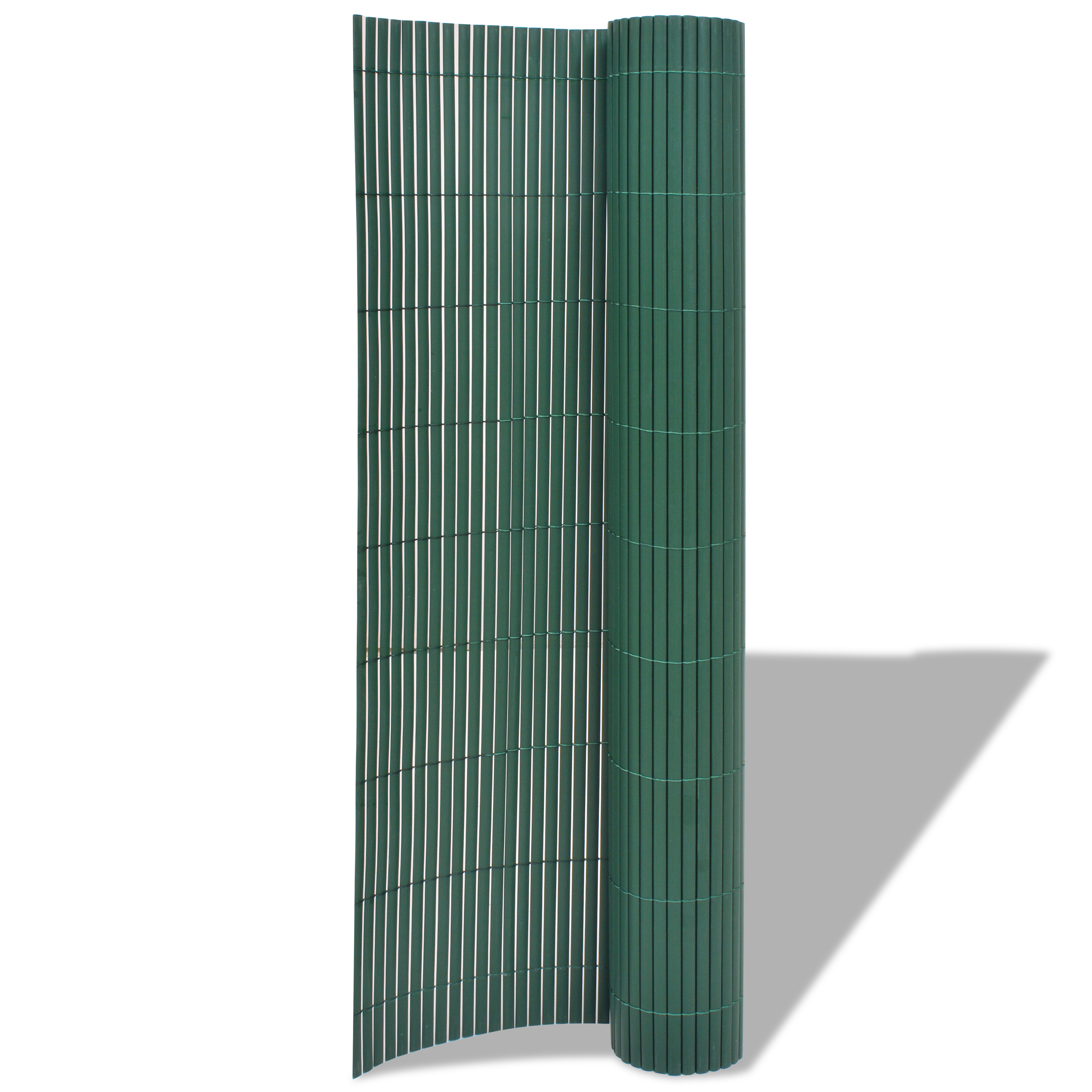 Clôture de jardin | Barrière de jardin double face PVC 150x500 cm verte ...